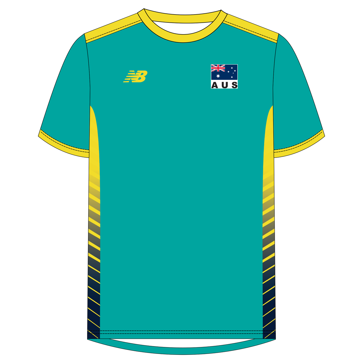 Volleyball Australia | NB Womens Tee - Teal – Belgravia Apparel | Sports AU