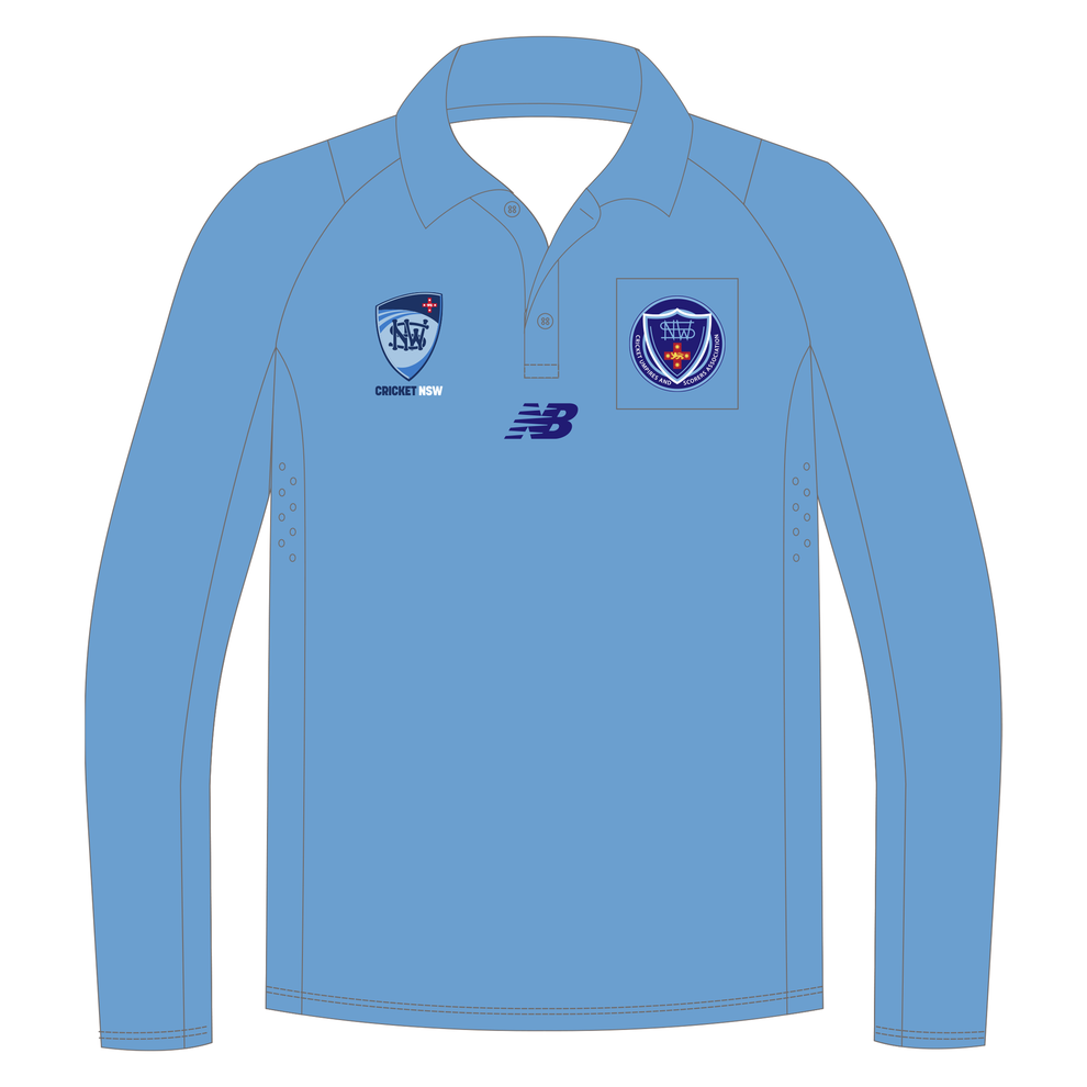 NSWCUSA | New Balance On Field Polo - Sky - Womens – Belgravia Apparel ...