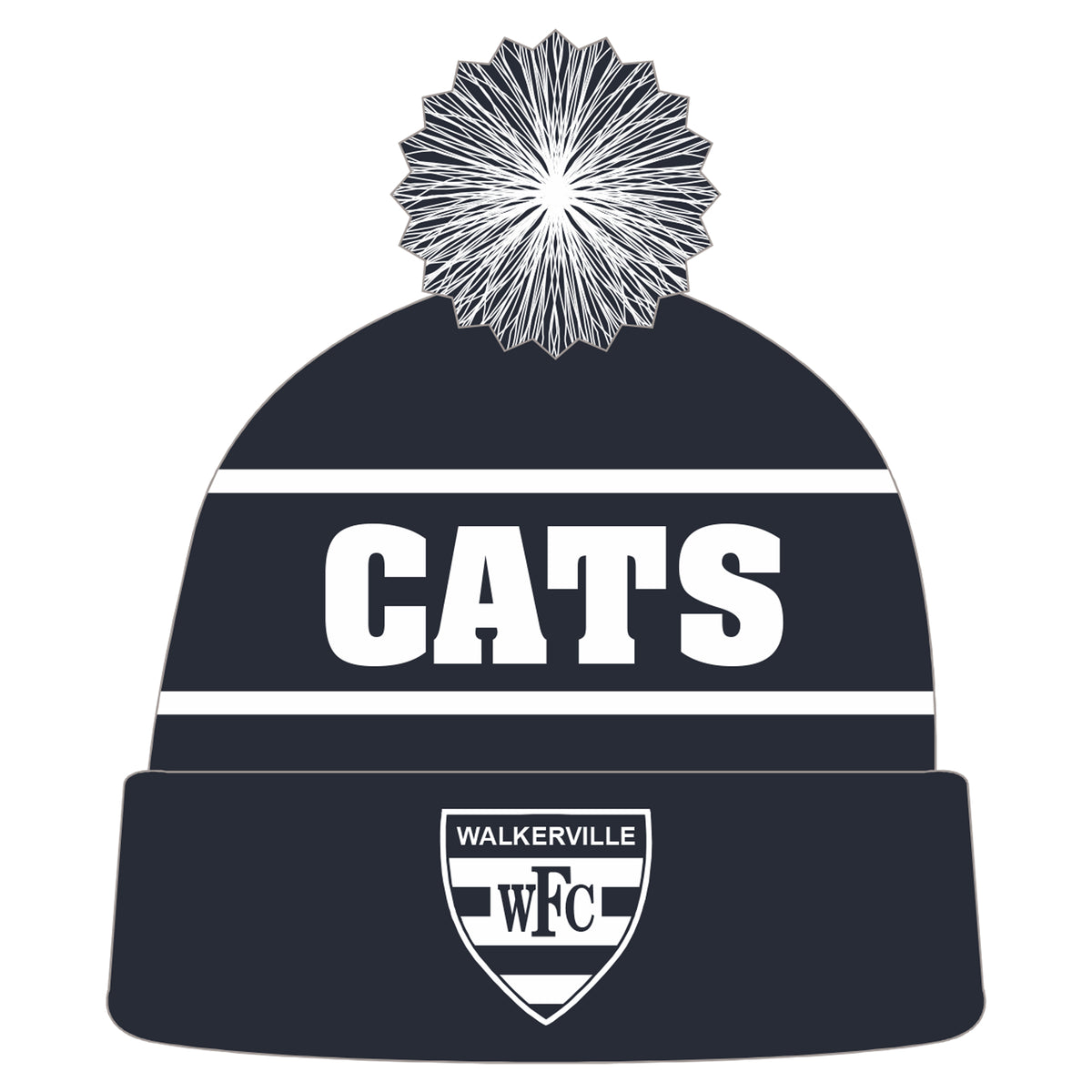 Walkerville Senior FC | Pom-Pom Beanie – Belgravia Apparel | Sports AU